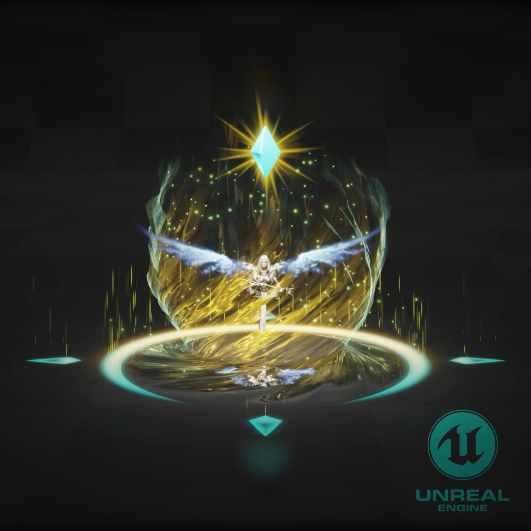 ArtStation - Golden Aura Shield