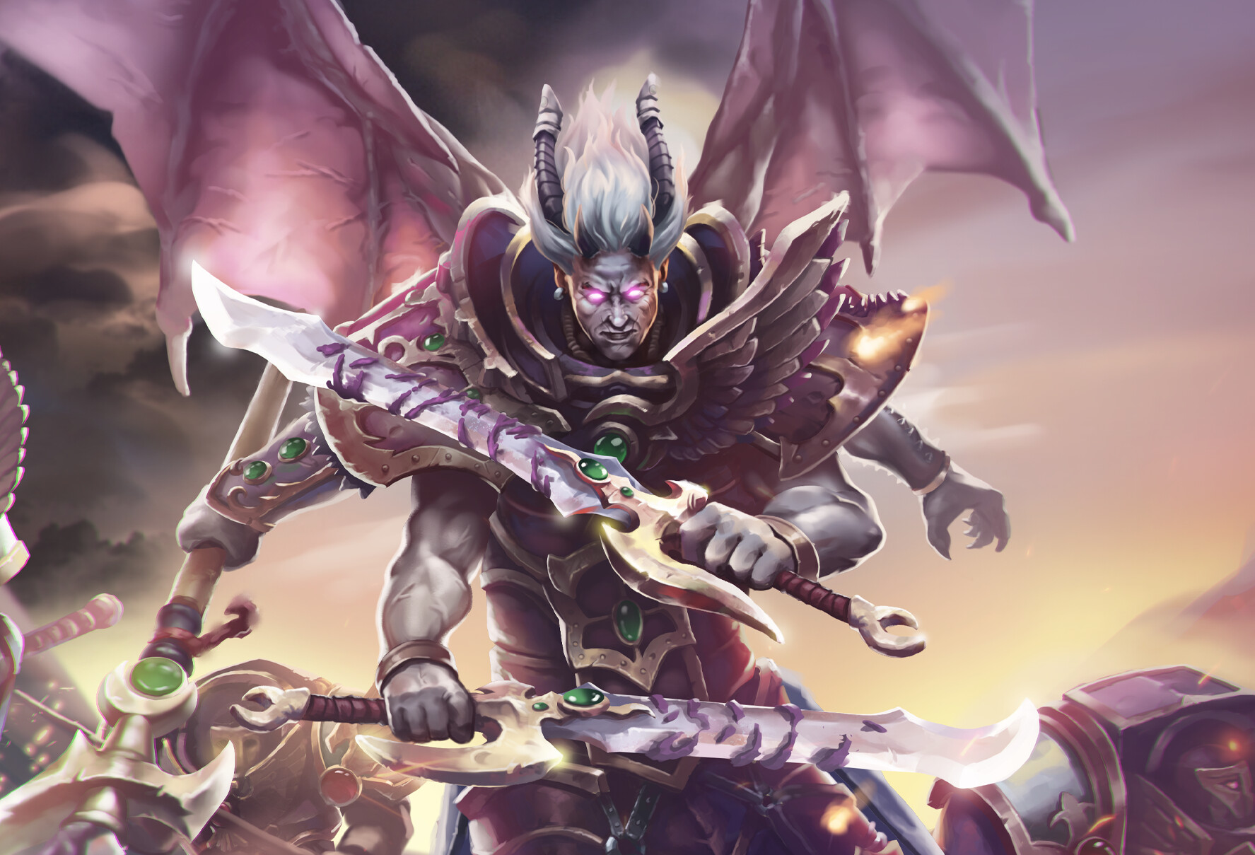 ArtStation - Fulgrim during the Siege of Terra