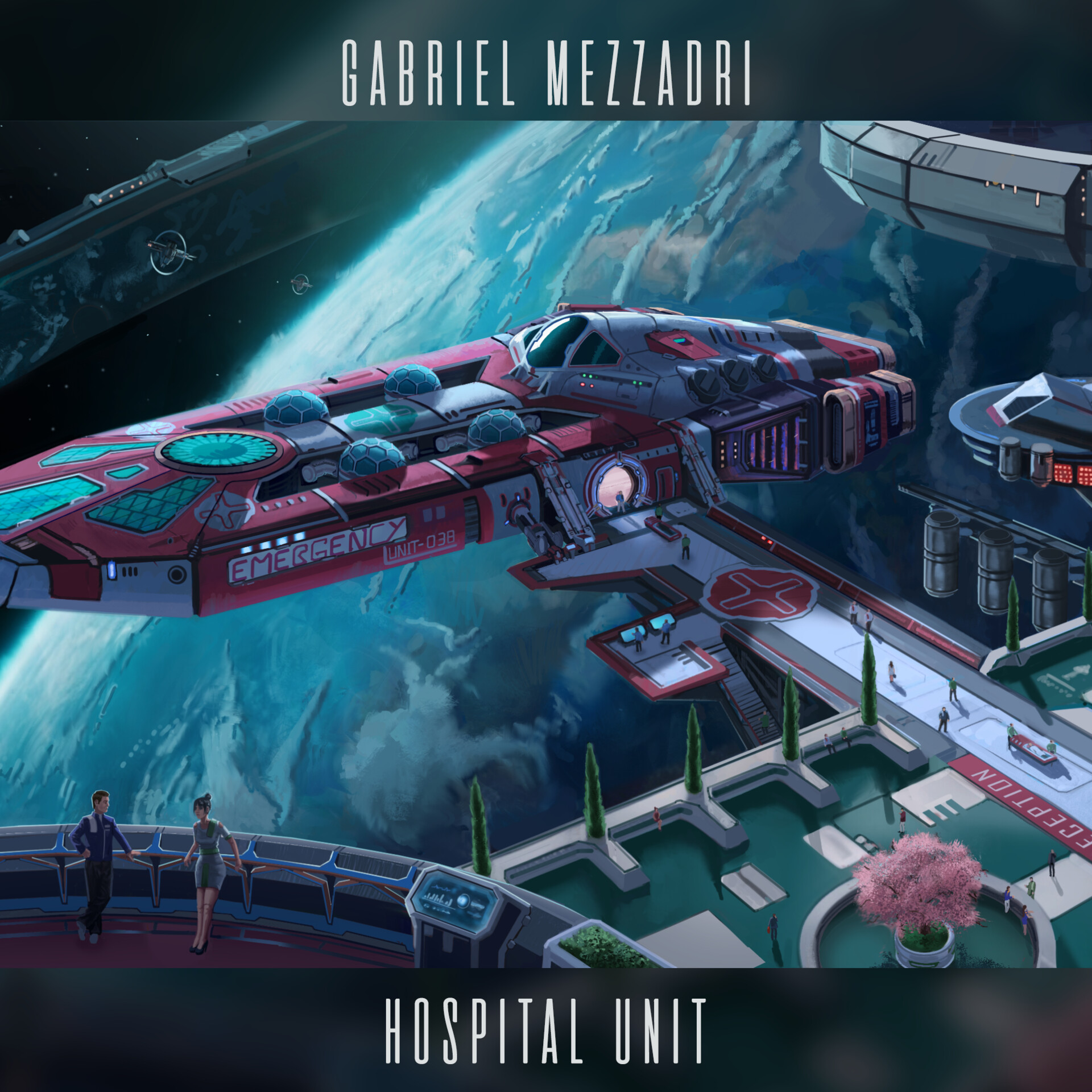 ArtStation - Hospital Spaceship