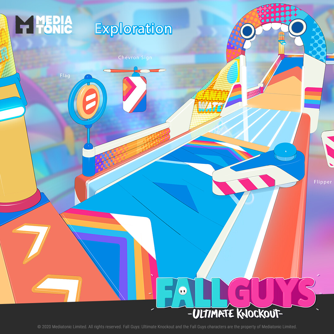 ArtStation - Fall Guys Blunderdome Obstacles