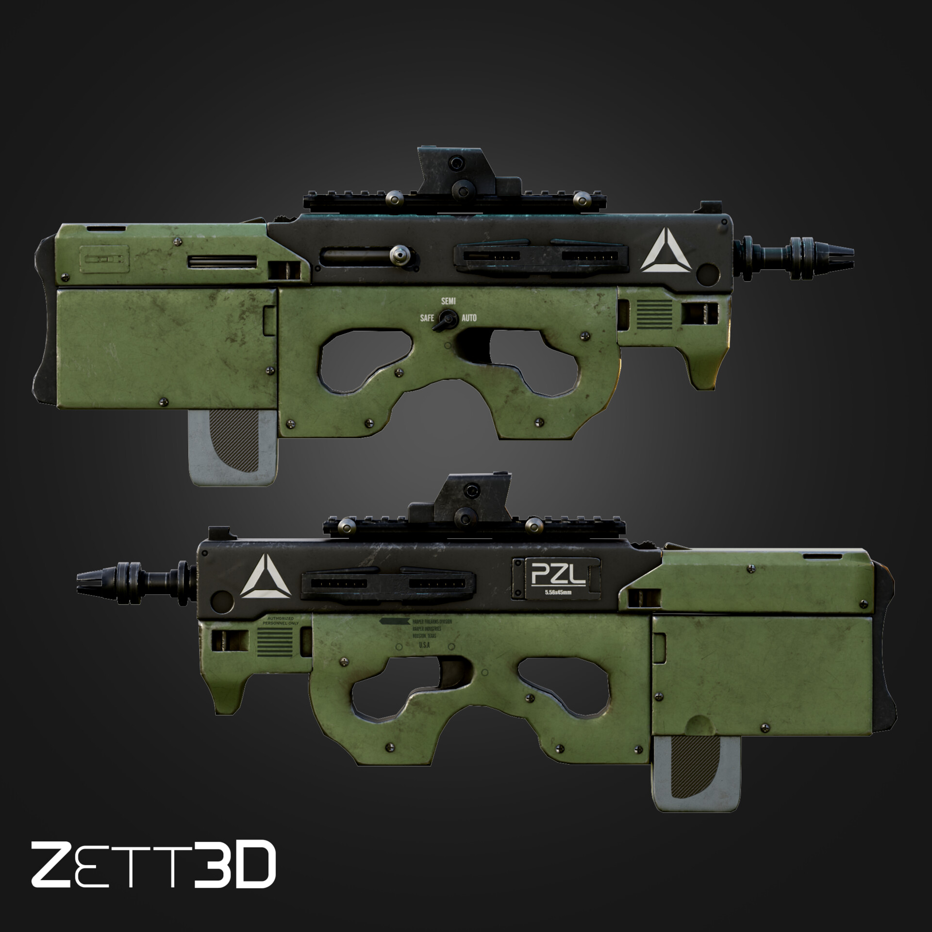 ArtStation - Sci-FI Gun