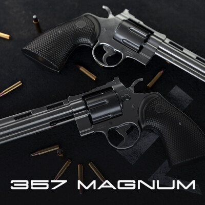ArtStation - Colt Python .357 Magnum Revolver