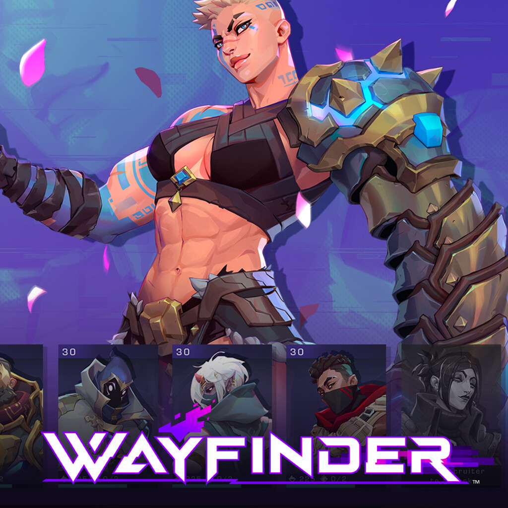 ArtStation - Wayfinder- Menu Art & UX