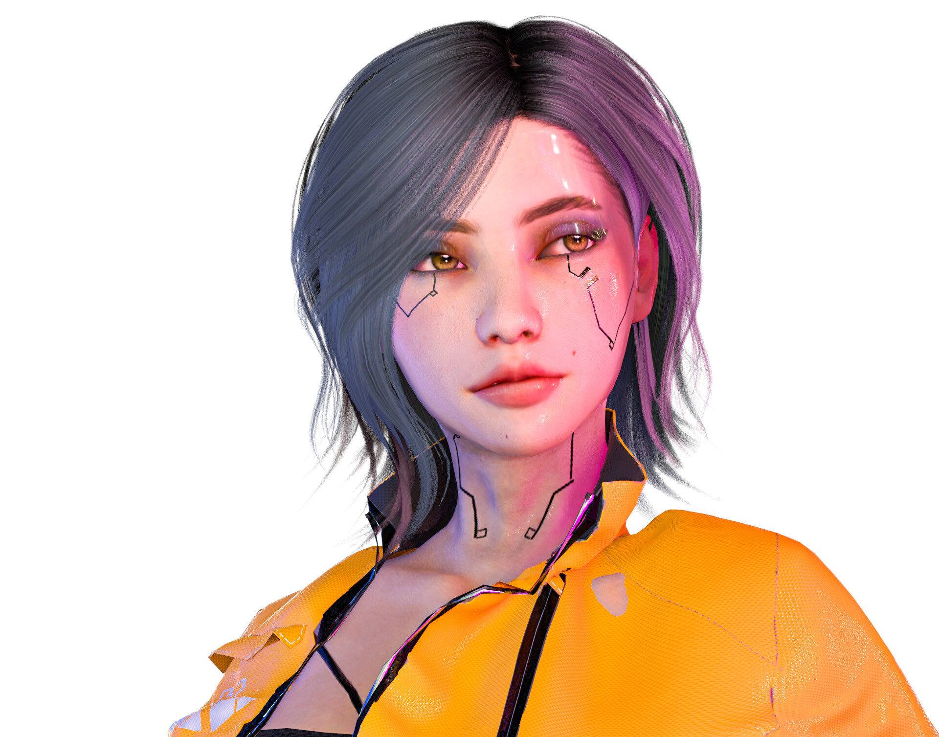 ArtStation - Cyber Girl