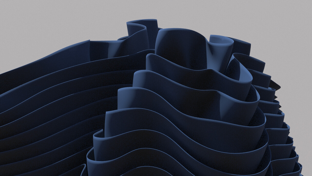 ArtStation - Houdini vellum windows style