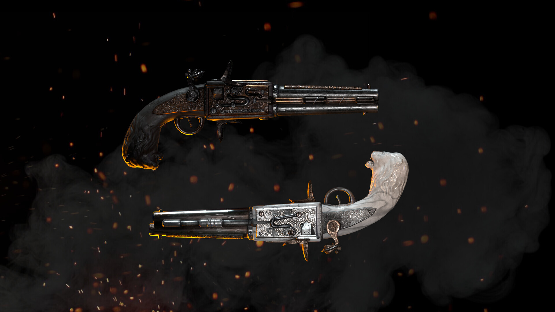 ArtStation - Pirate muskets