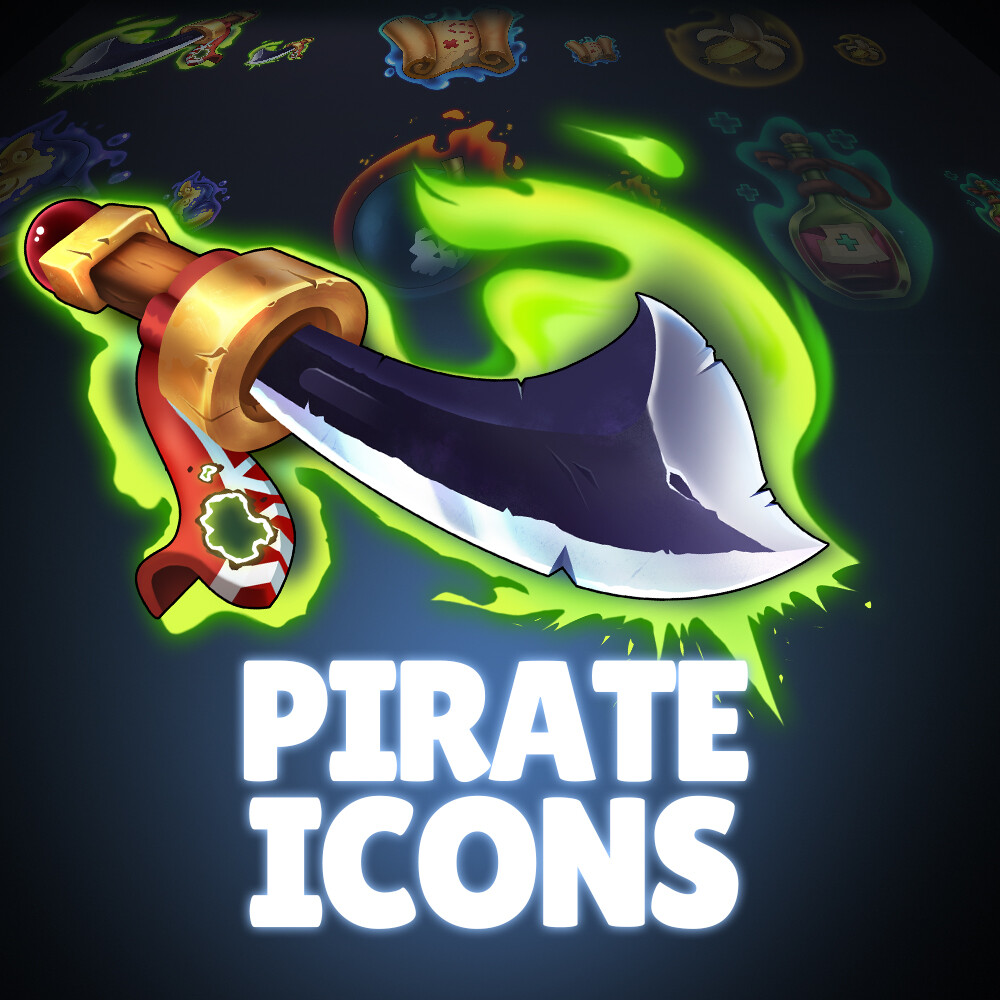 ArtStation - Pirate Item Icons