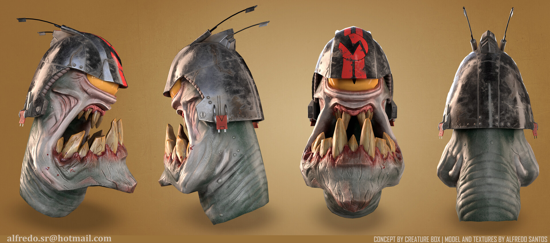 ArtStation - Creature box - Real time head