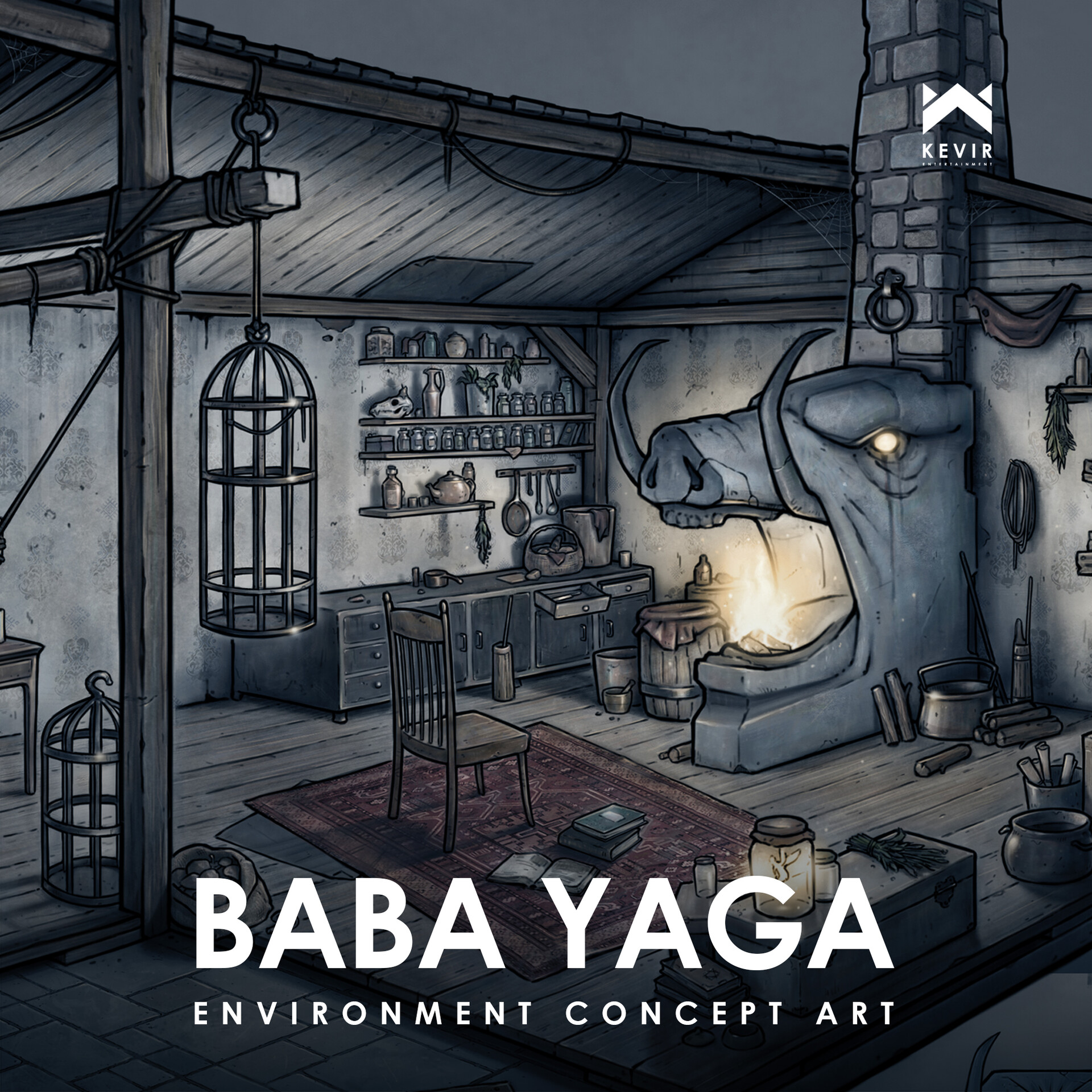 ArtStation - Baba Yaga's House