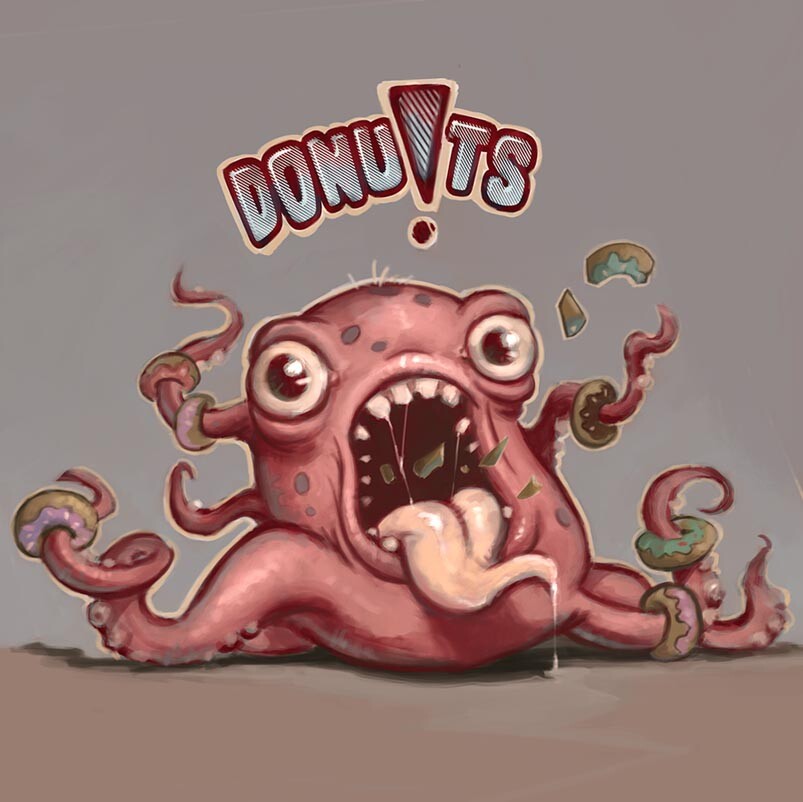 ArtStation - Cheat Day Monster - personal project