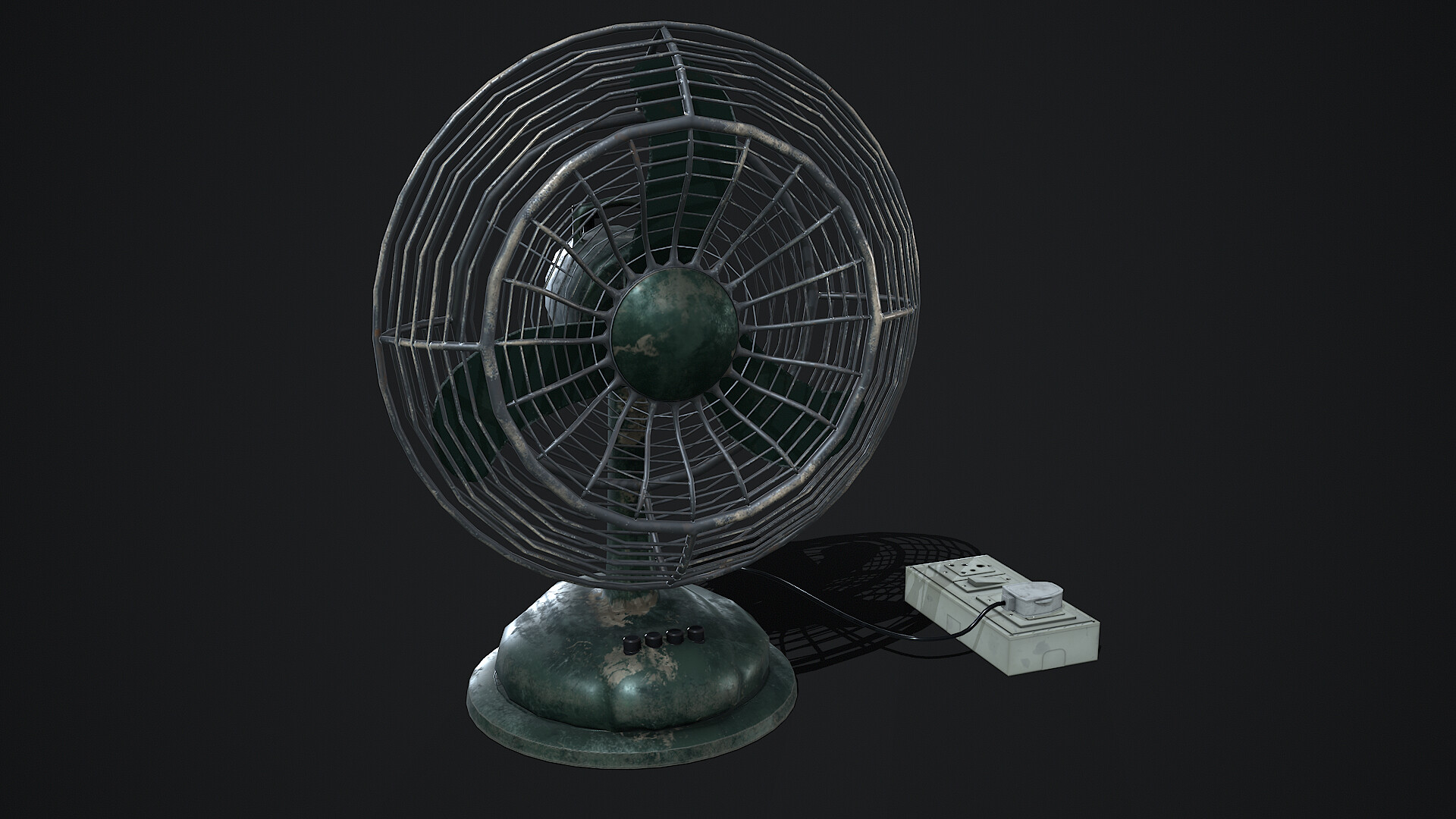 ArtStation - Table fan 3D