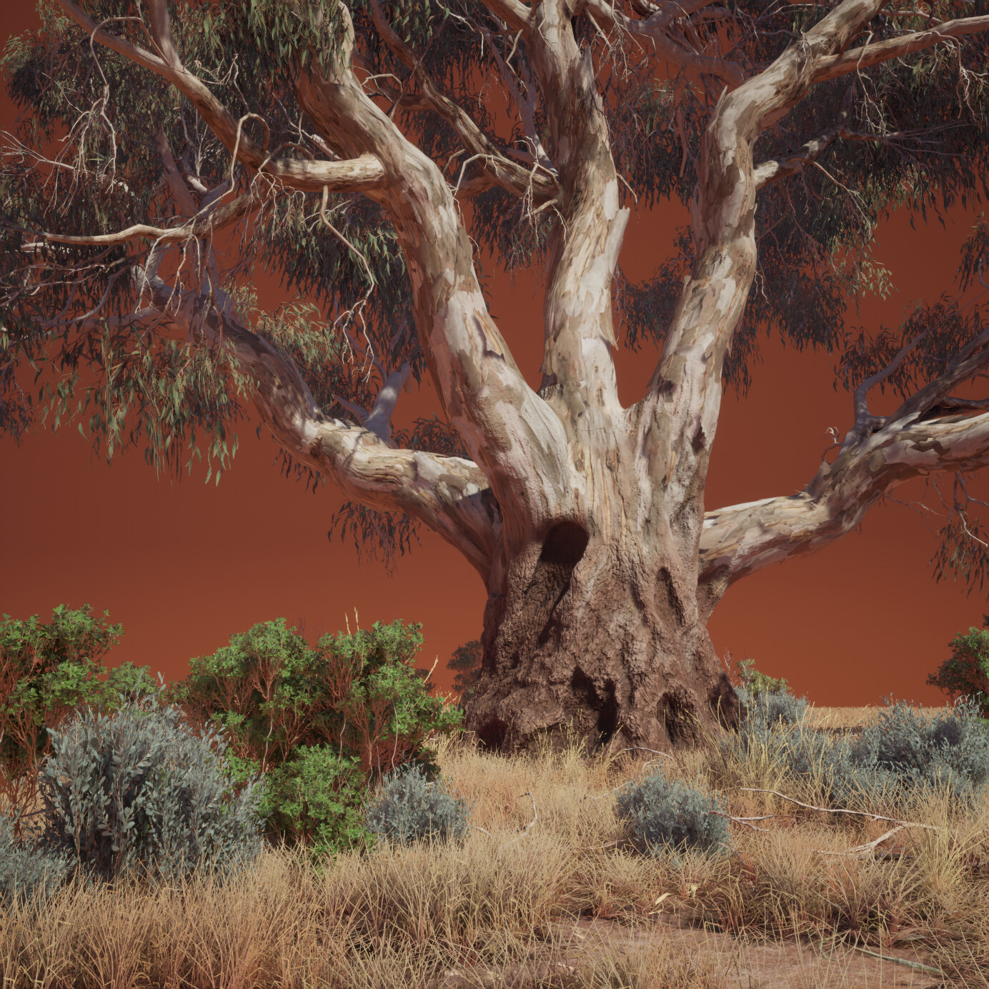 ArtStation - Gum trees