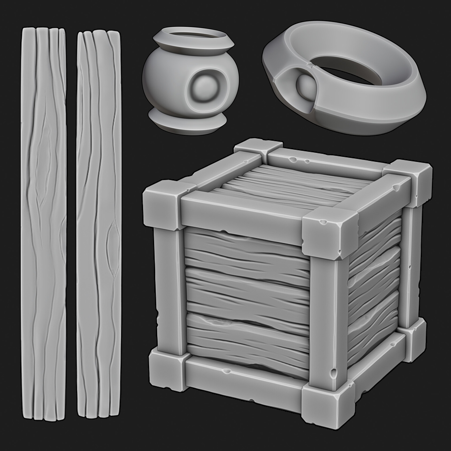 ArtStation - Stylized Props