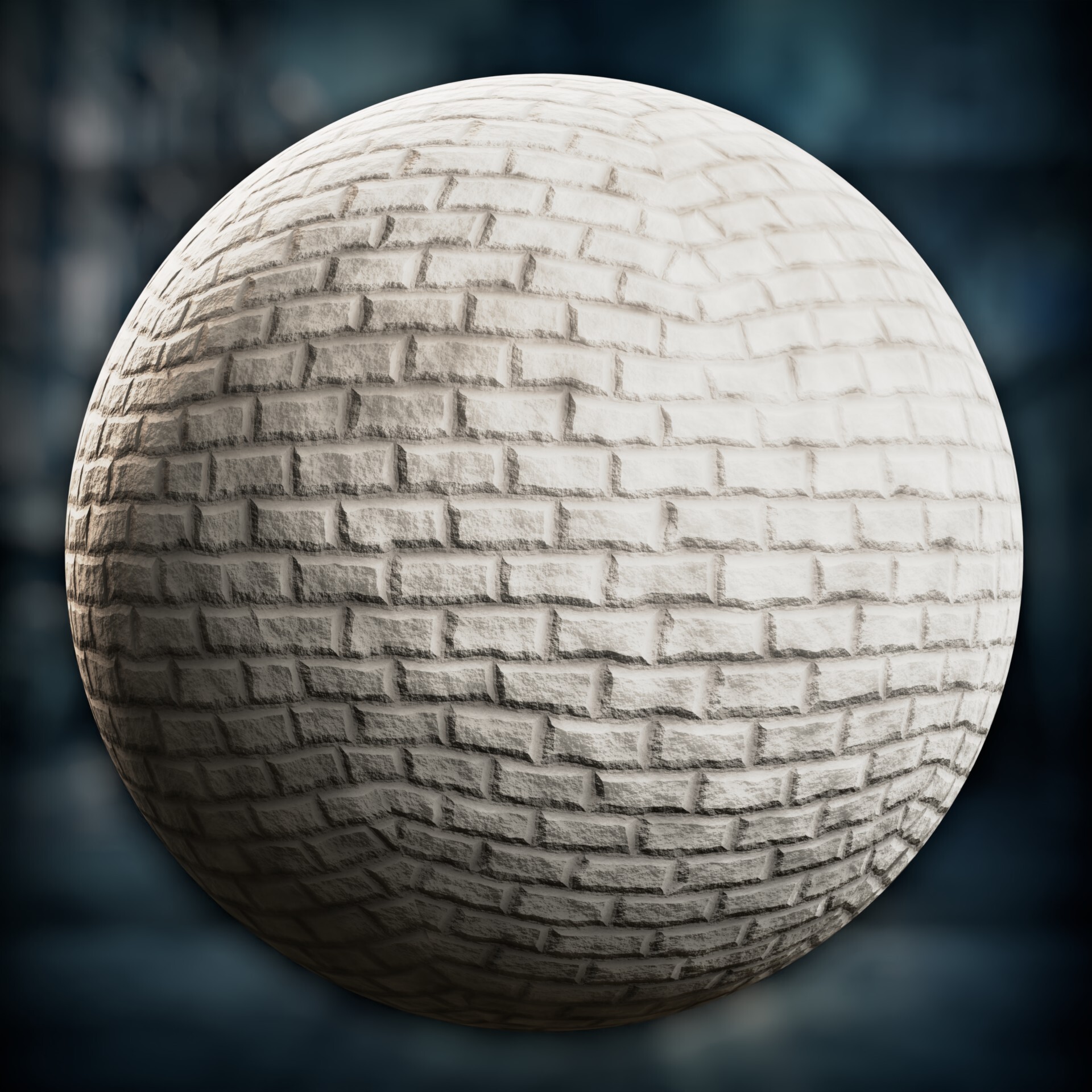 ArtStation - Procedural White Brick Material (Blender Tutorial)