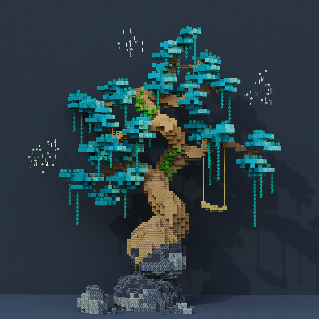 ArtStation - Blue Tree
