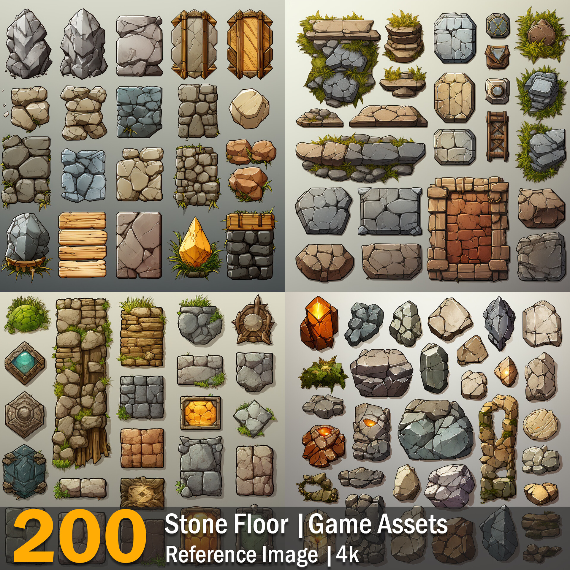 ArtStation - Stone Floor | Game Assets | Reference Images | 4K