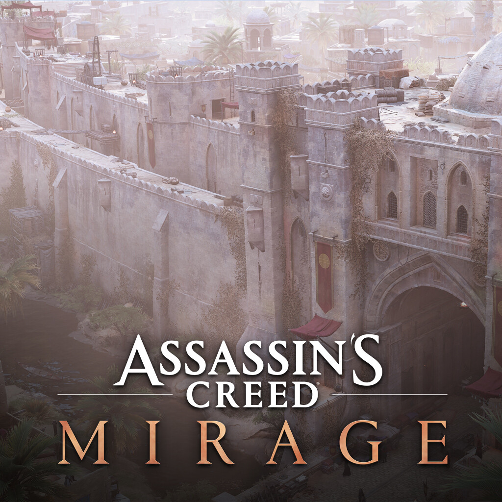 ArtStation - AC Mirage- Round City Wall & Gates asset kits