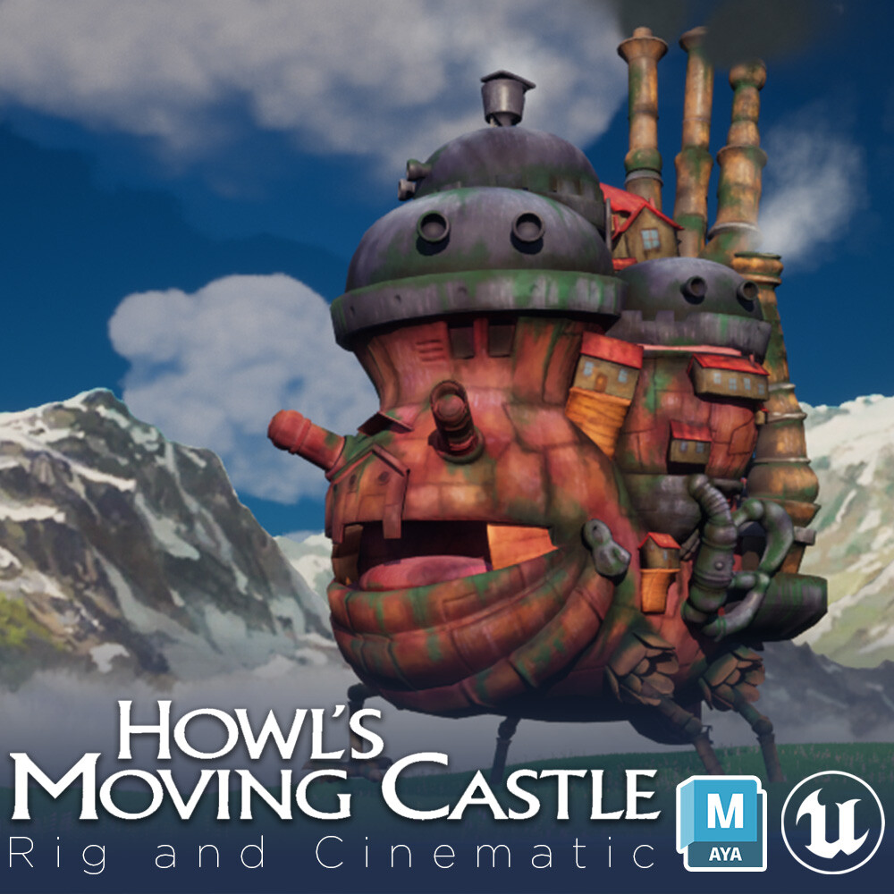 ArtStation - Rig and Unreal Integration Showcase: Howl's Moving Castle ...