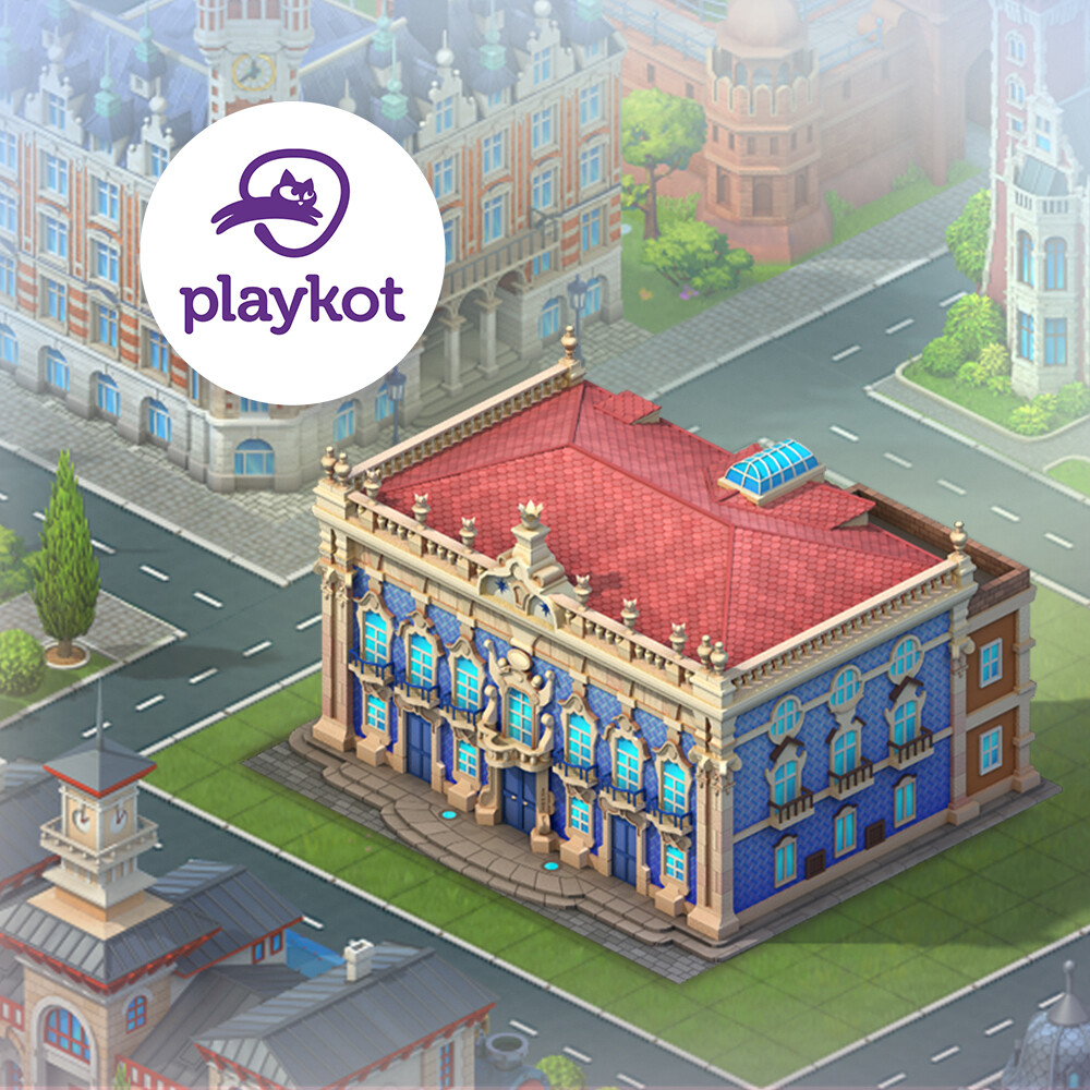 ArtStation - Supercity - Game Buildings for PlayKot
