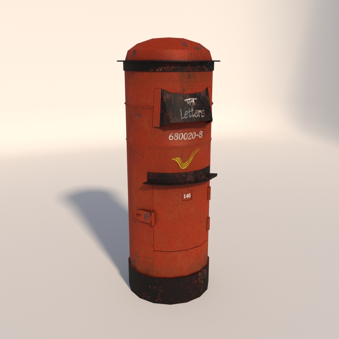 ArtStation - indian letter box