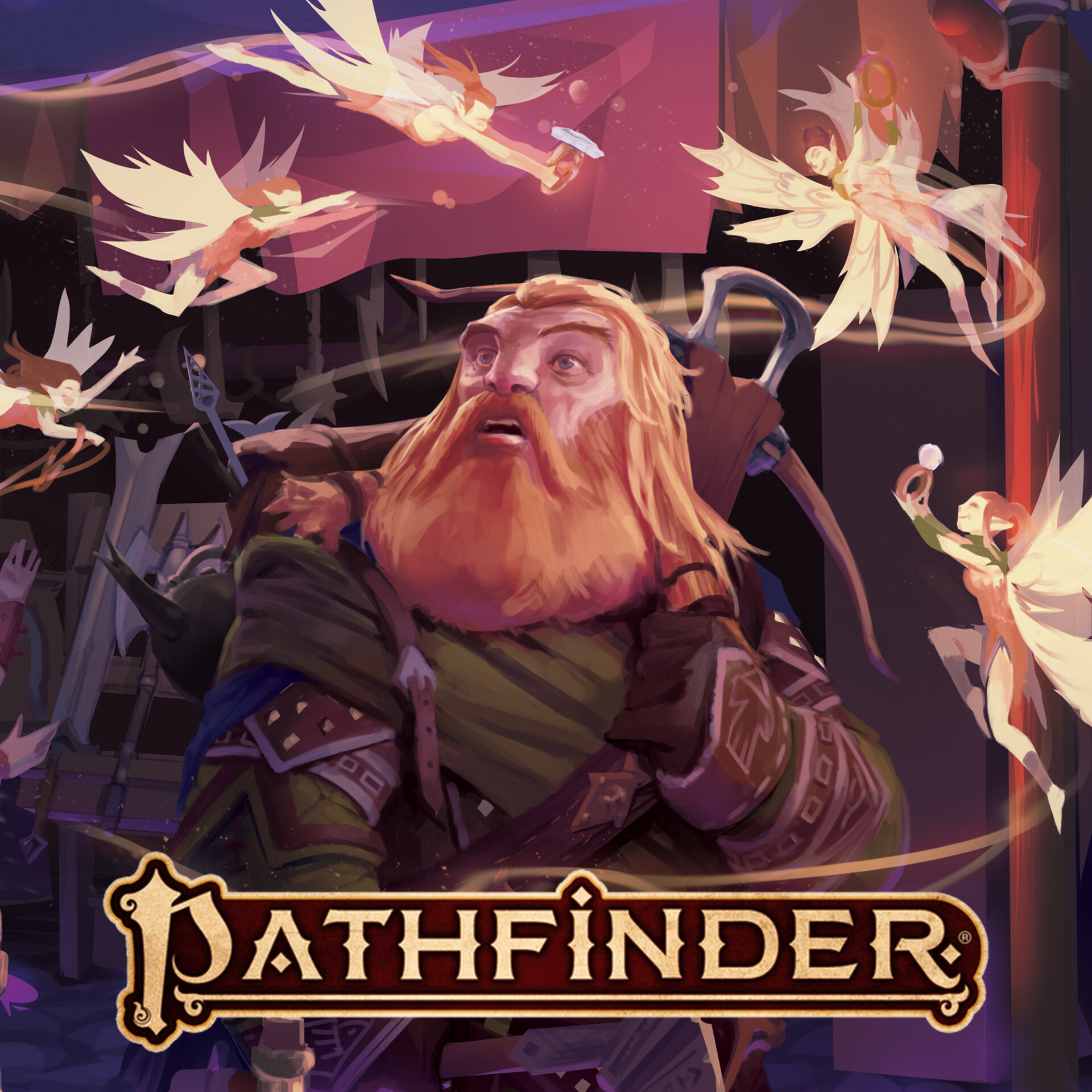 ArtStation - Pathfinder's Cult of The Cave Worm Illustration 1