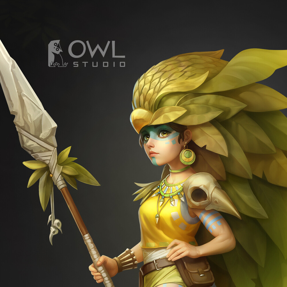 ArtStation - Realistic character - Humanized Owl - Part 4