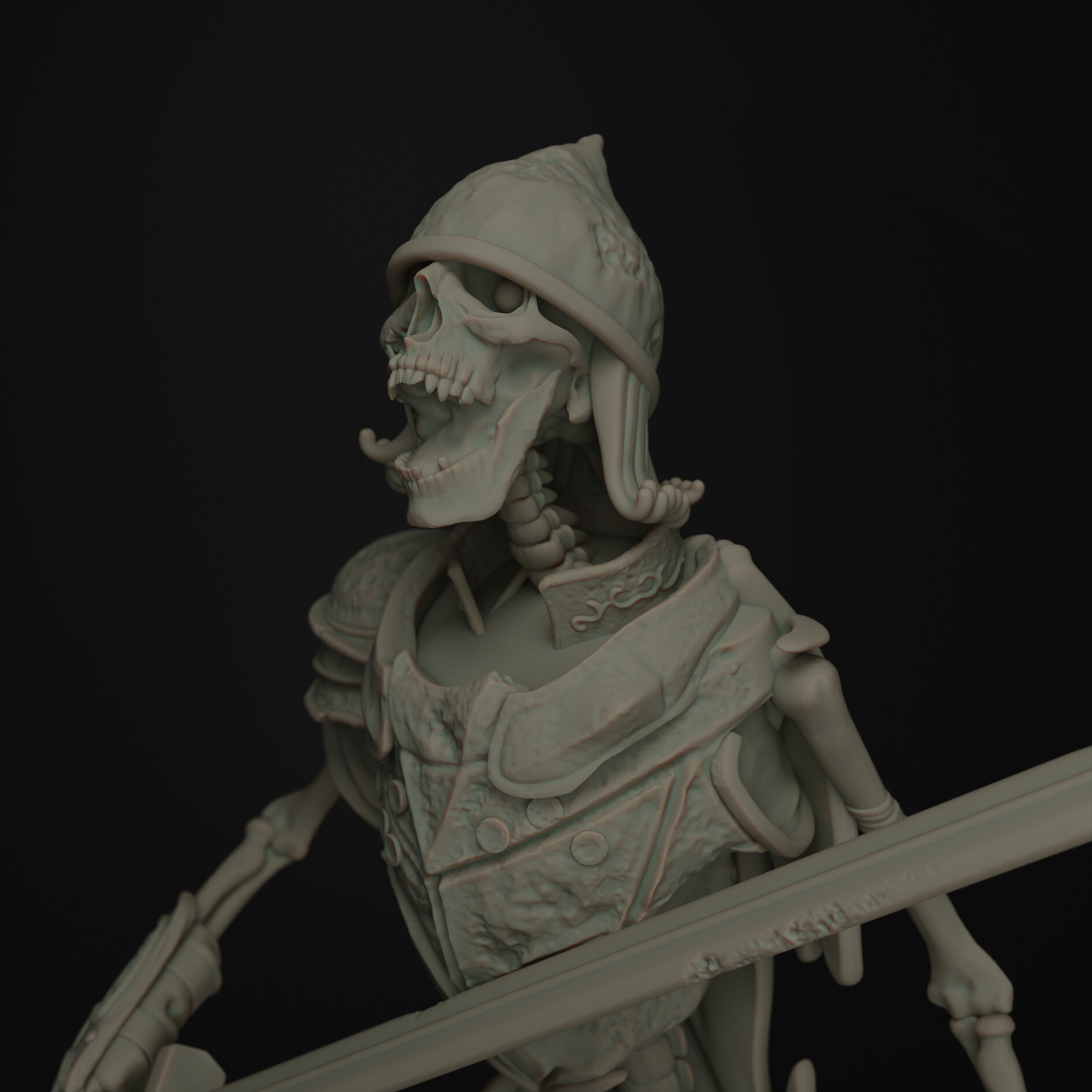 ArtStation - Skeleton- Miniature Commission