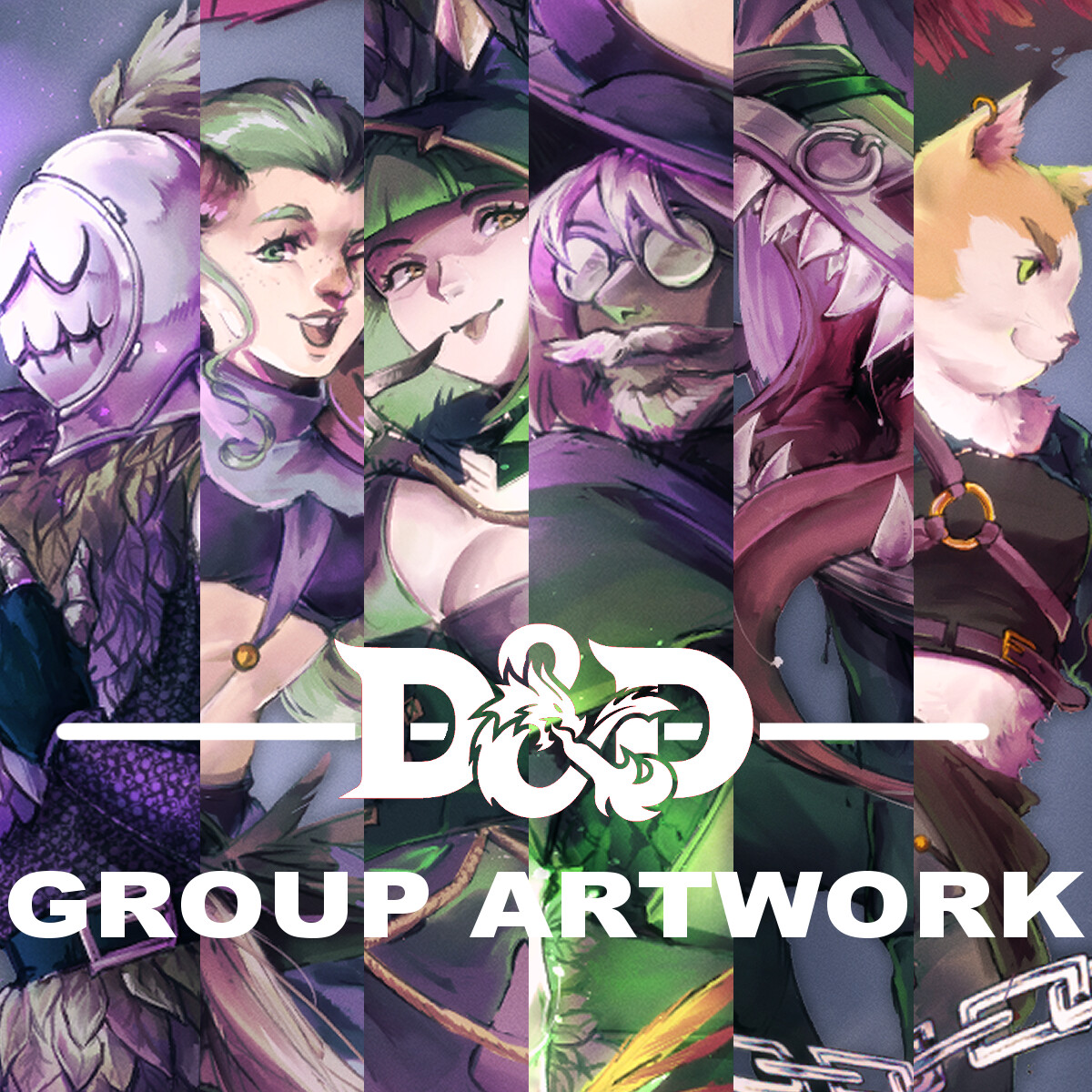 ArtStation - D&D Group Artwork