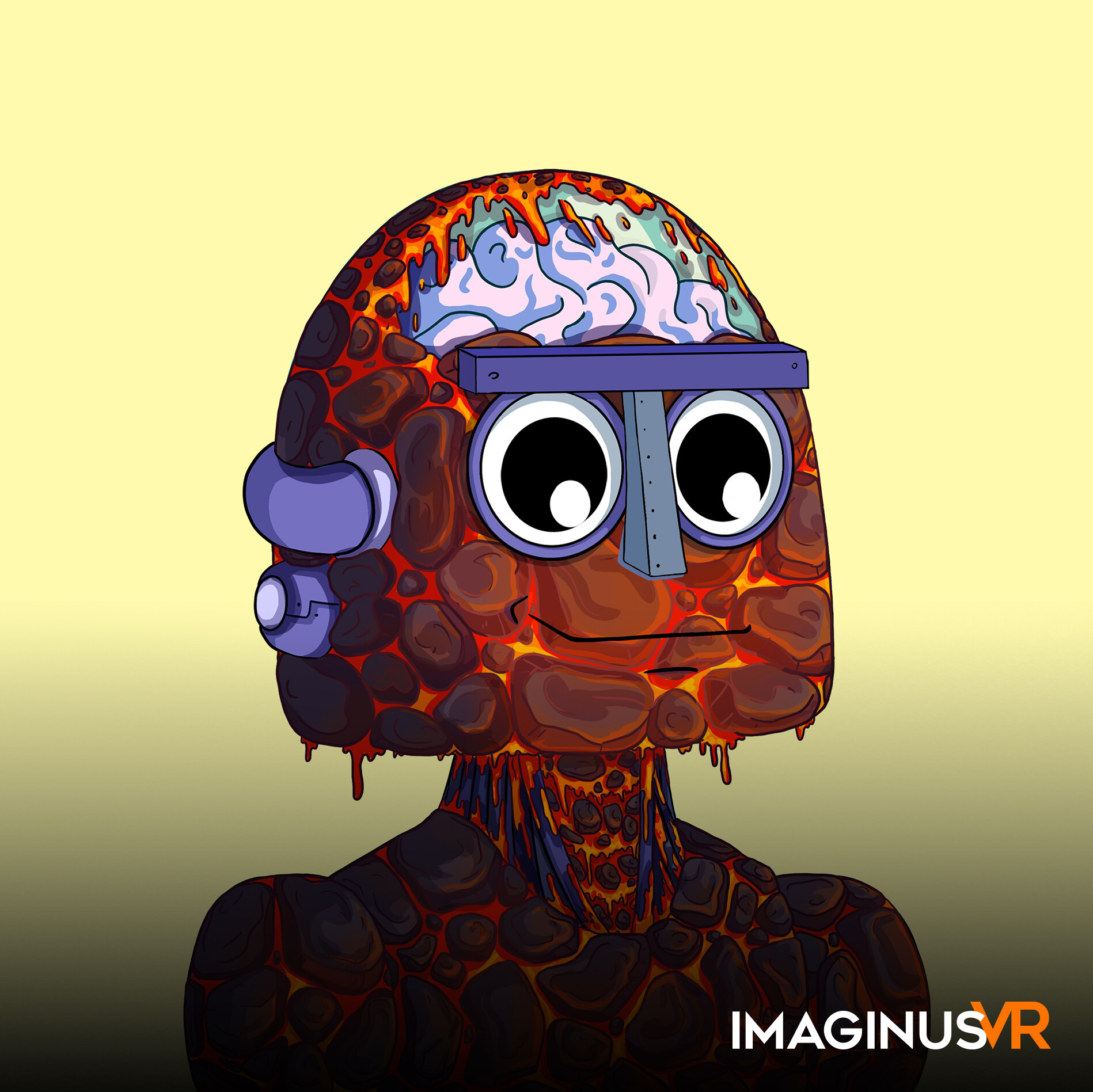 ArtStation - Lava robot for NFT project