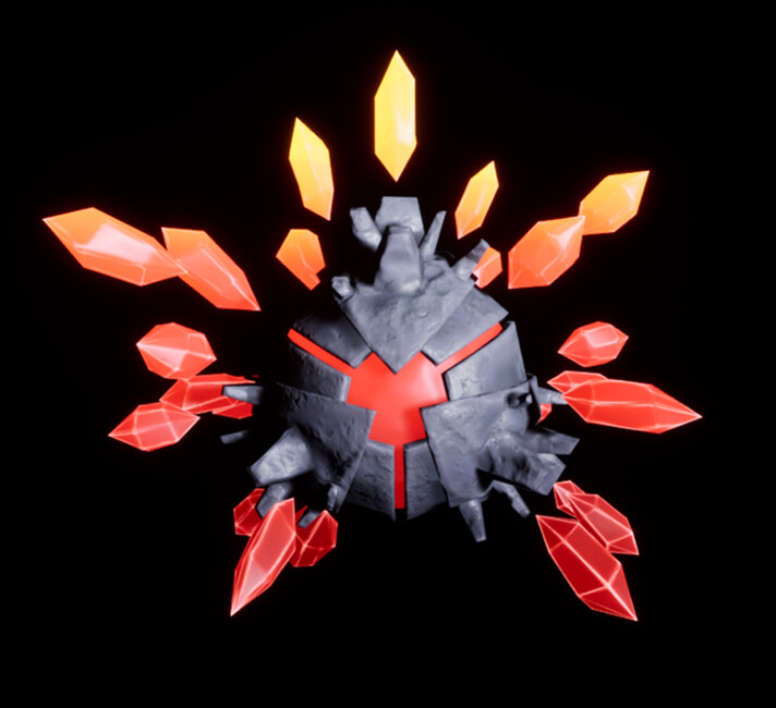 ArtStation - Explosive stone