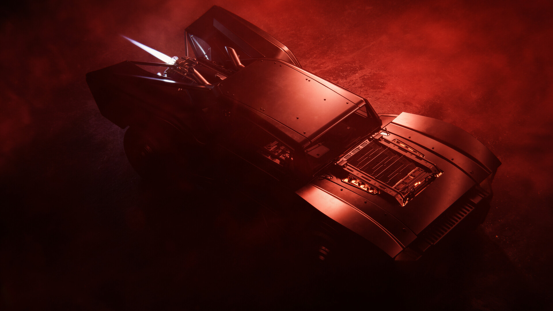 ArtStation - The Batmobile from The Batman 2022 3D Fan Art