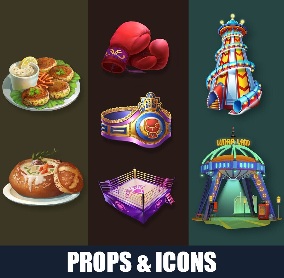 ArtStation - Props & Icons