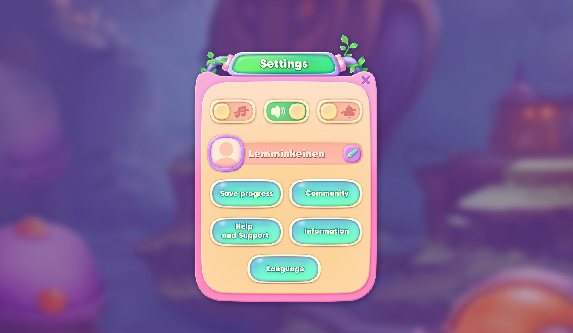 ArtStation - Setting window