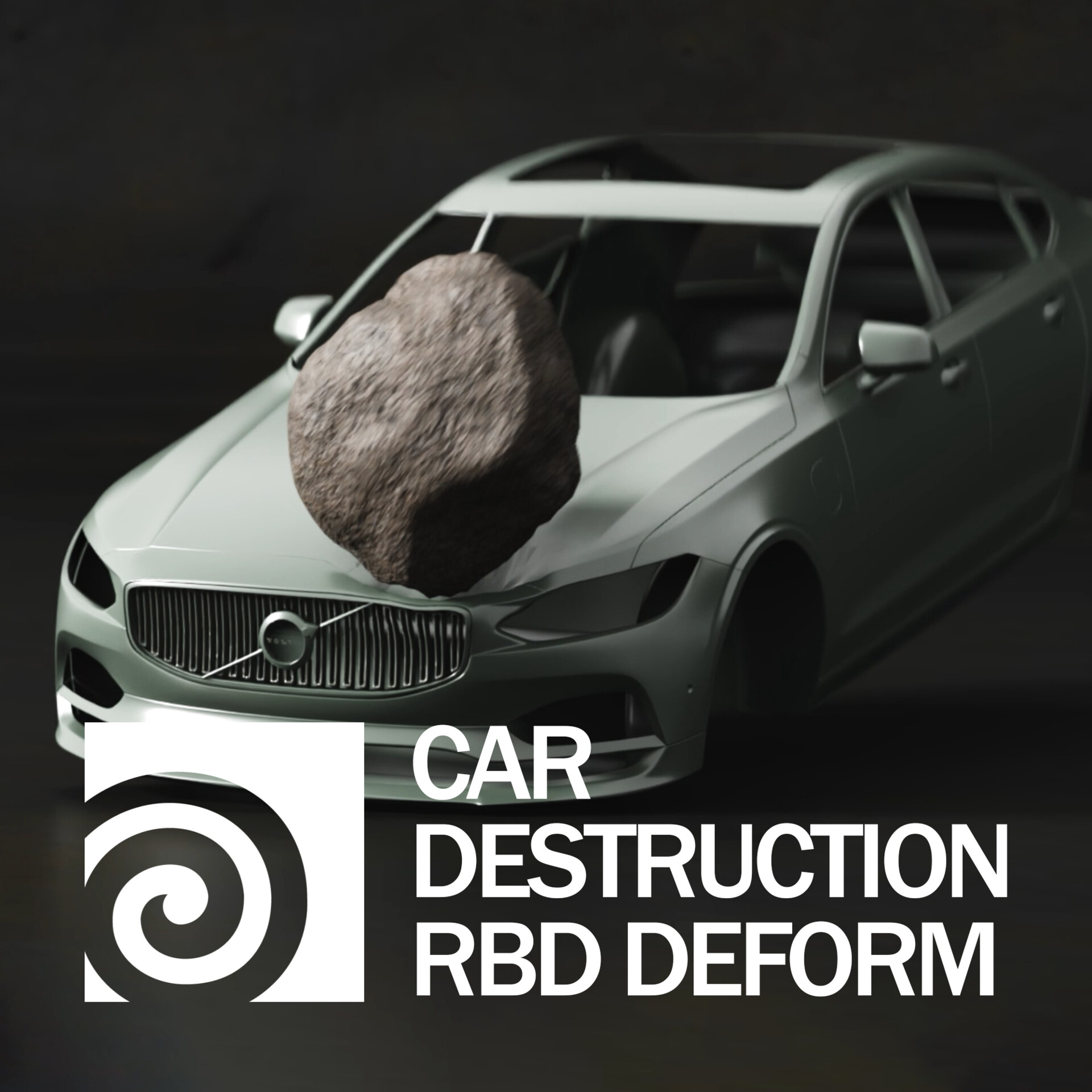 ArtStation - Car desctruction - Houdini RBD deforming