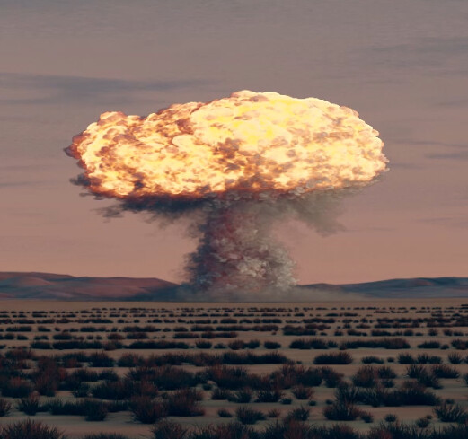 ArtStation - Nuclear explosion