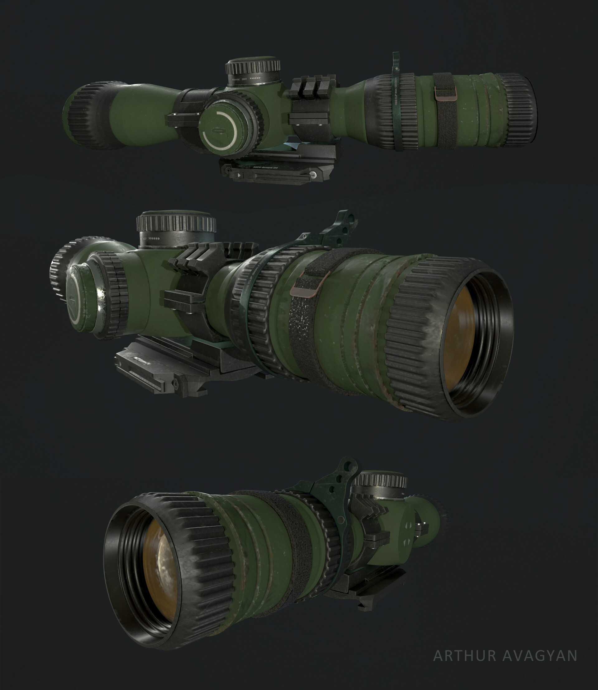 ArtStation - Military scope | NATO Scope 04