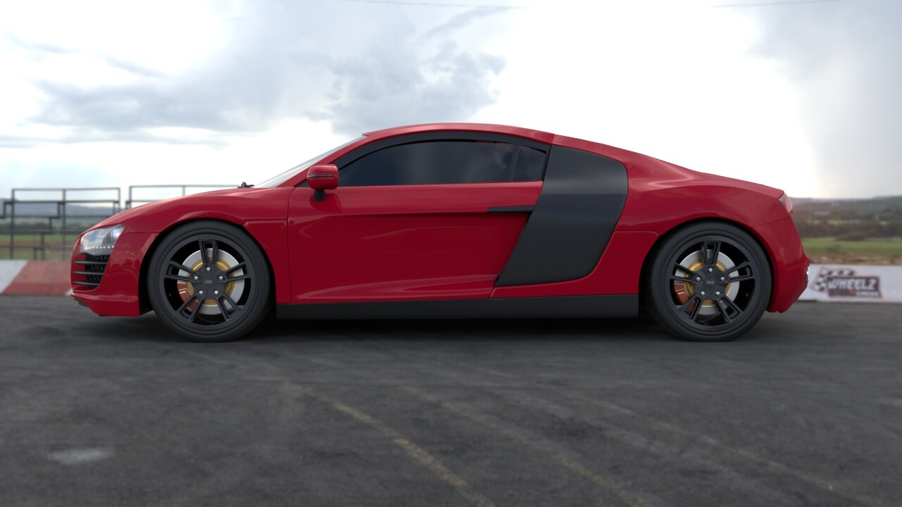 ArtStation - audi r8 shader