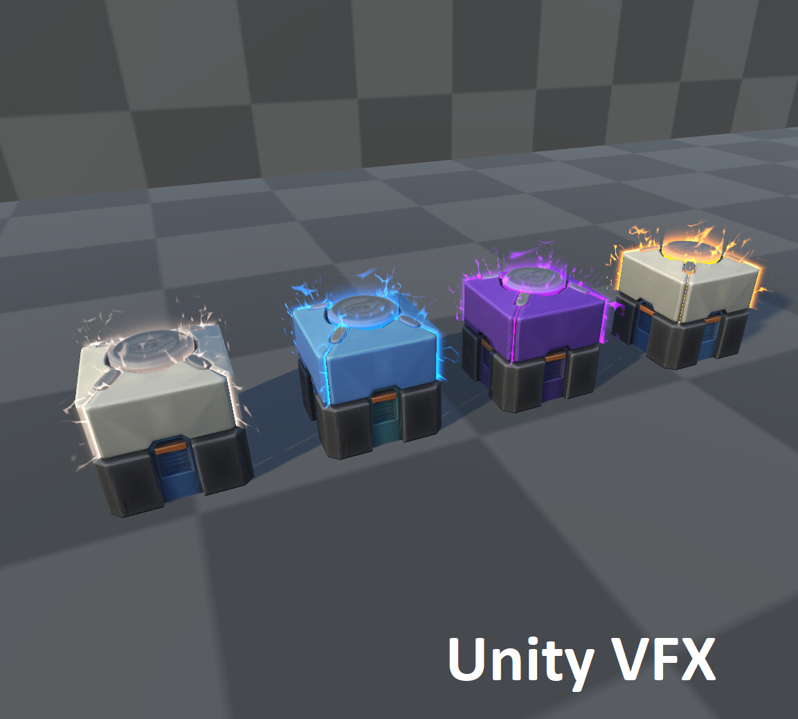 ArtStation - Loot Crate VFX