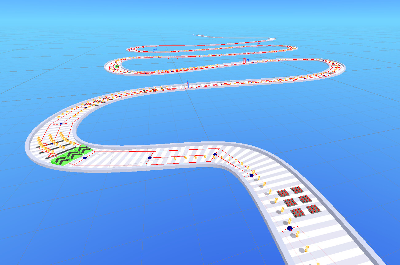 ArtStation - Race Merge 3D Level-design