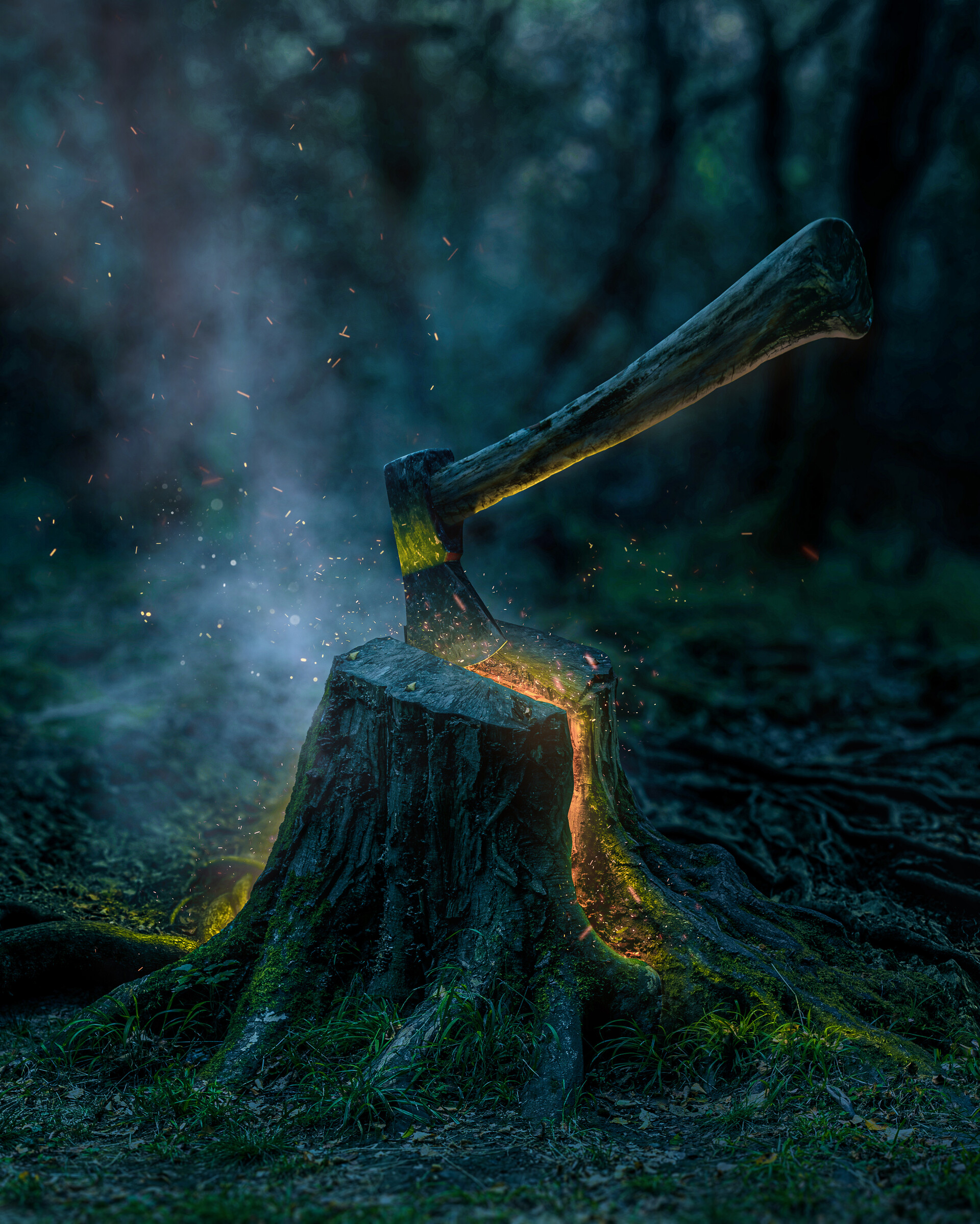 ArtStation - Magic Axe