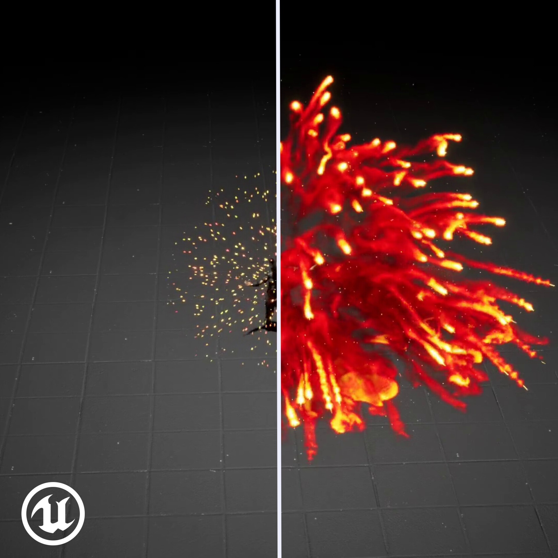 ArtStation - Charge up (Niagara Fluid Simulation - Unreal Engine)