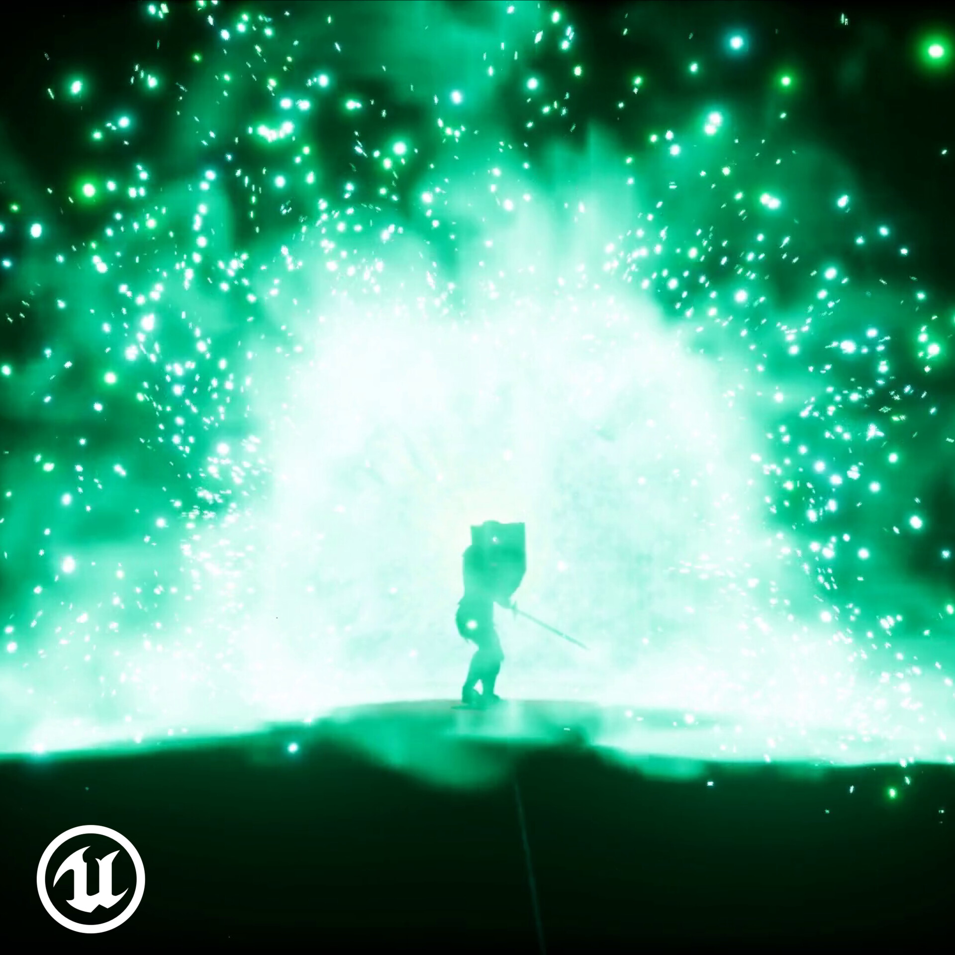 ArtStation - ForceField (Niagara Fluid Simulation - Unreal Engine)