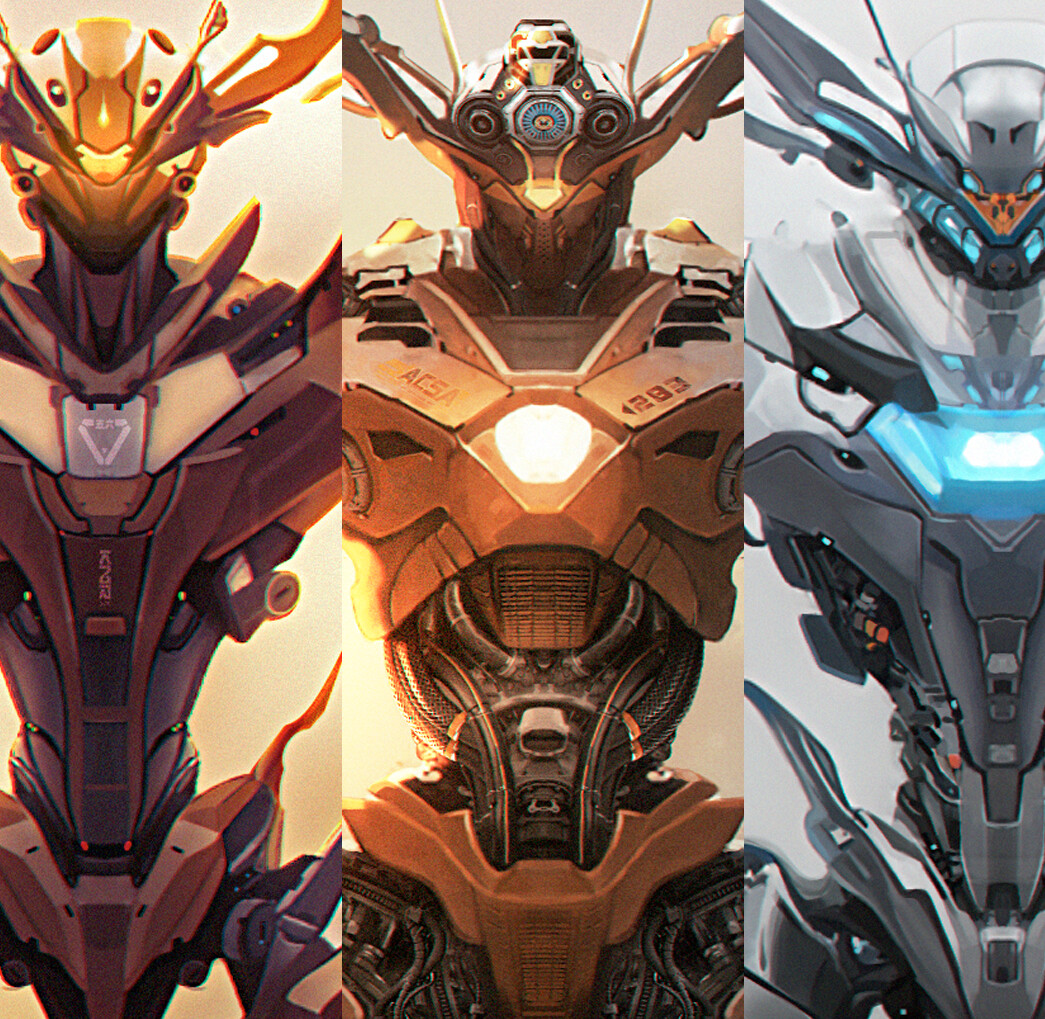 ArtStation - New Mech Study