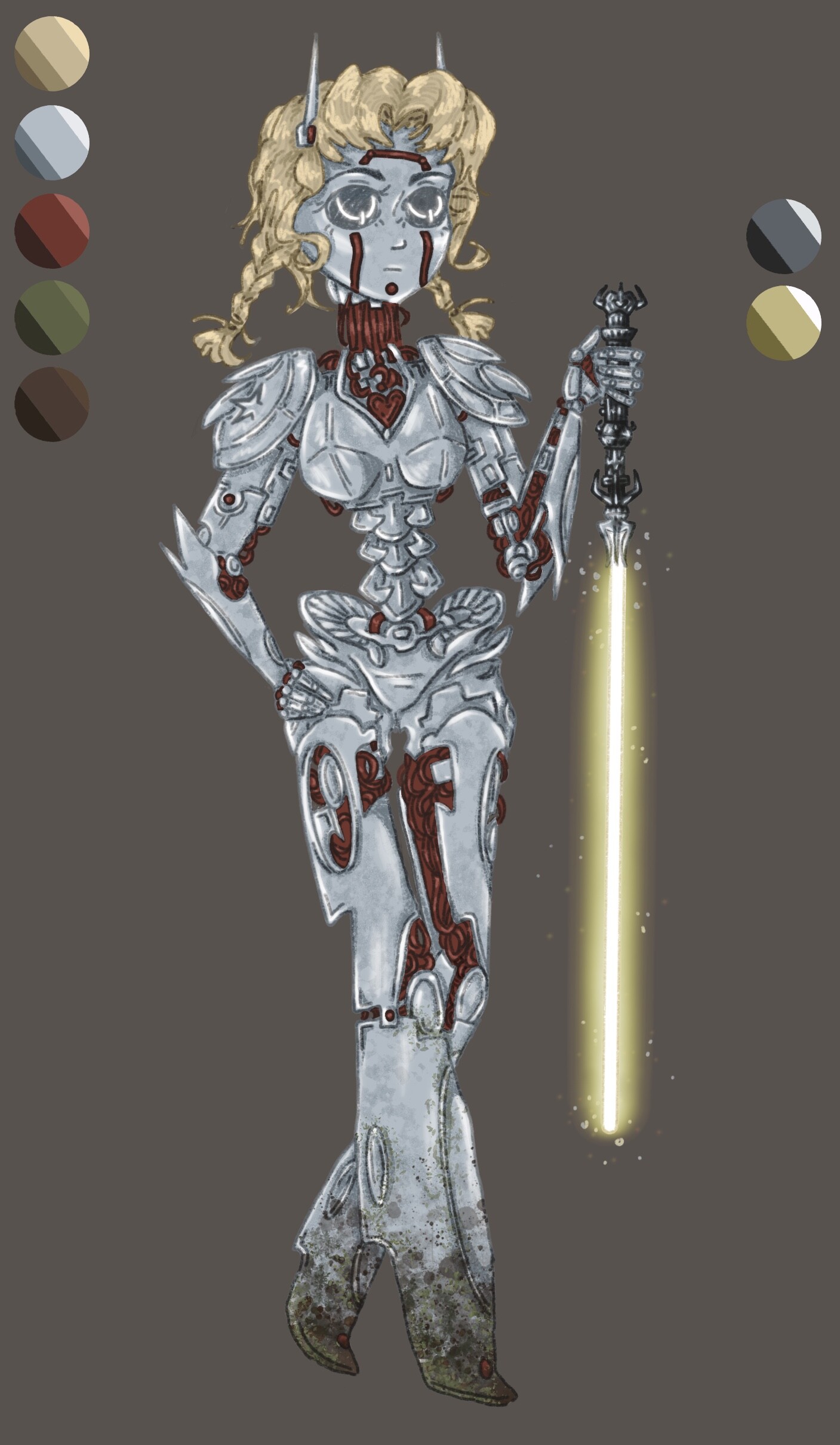 ArtStation - AMB3 character and lightsaber design