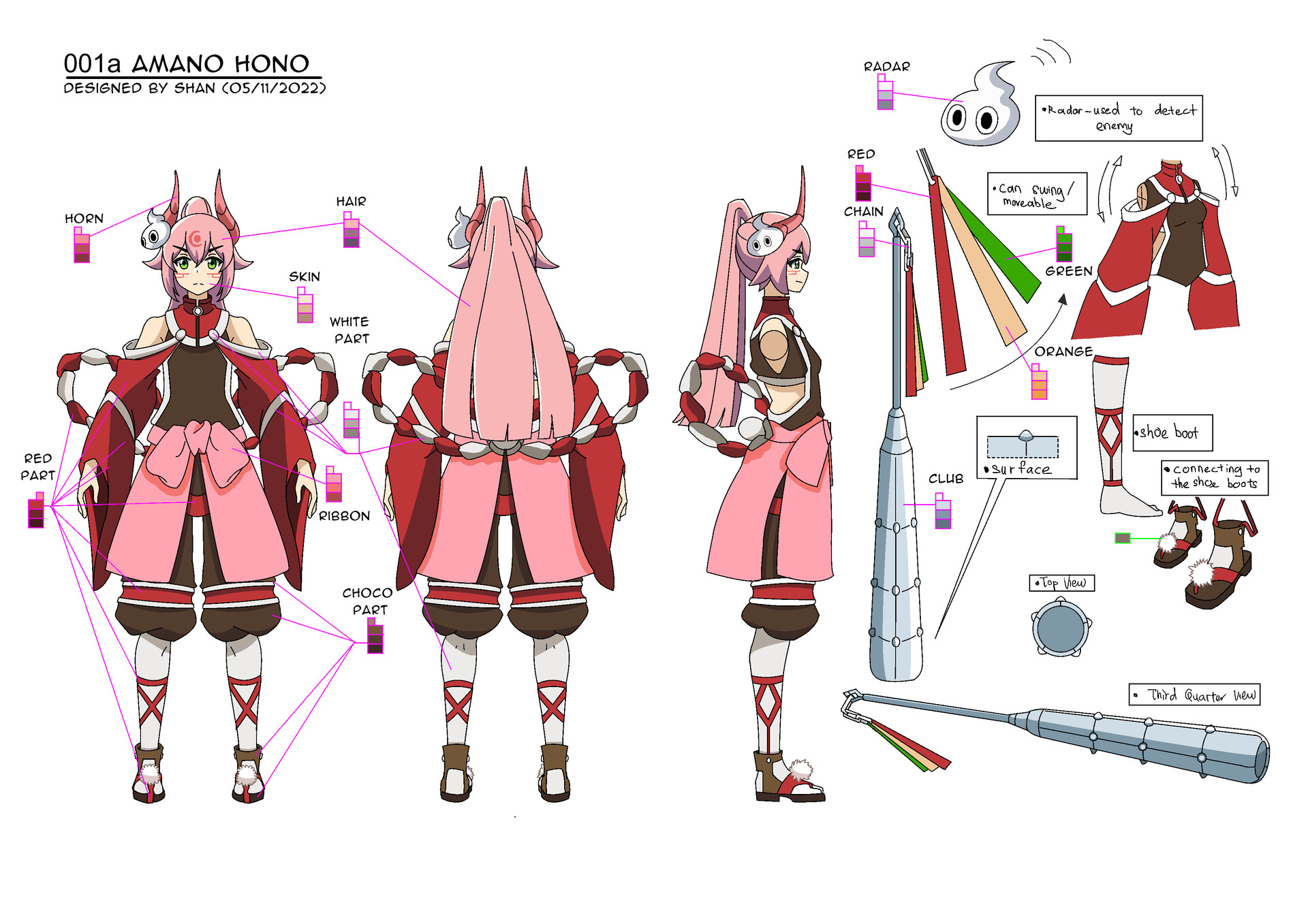 ArtStation - Japanese youkai series- Amanno Hono