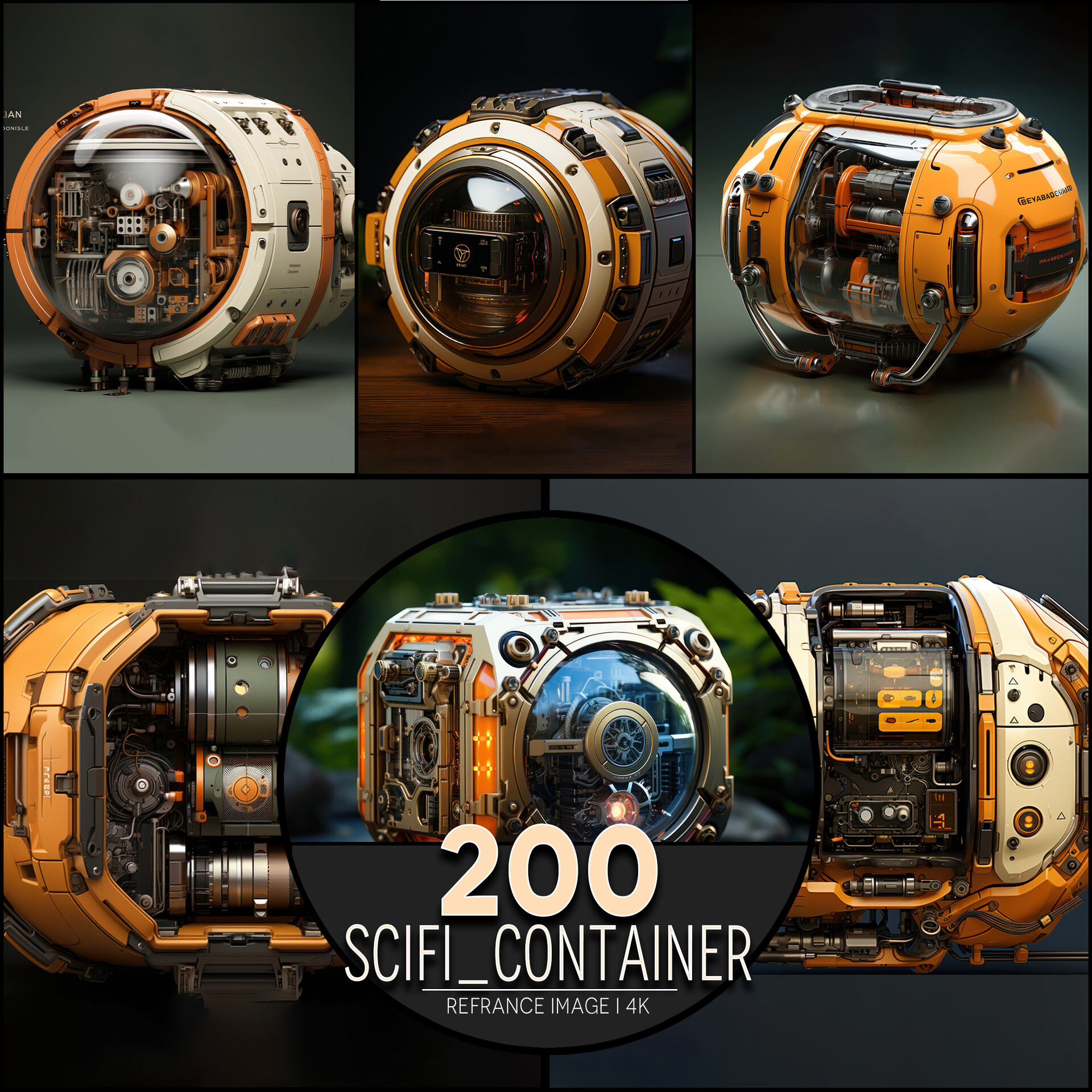 ArtStation - SCIFI Container - 4K Reference/Concept Images