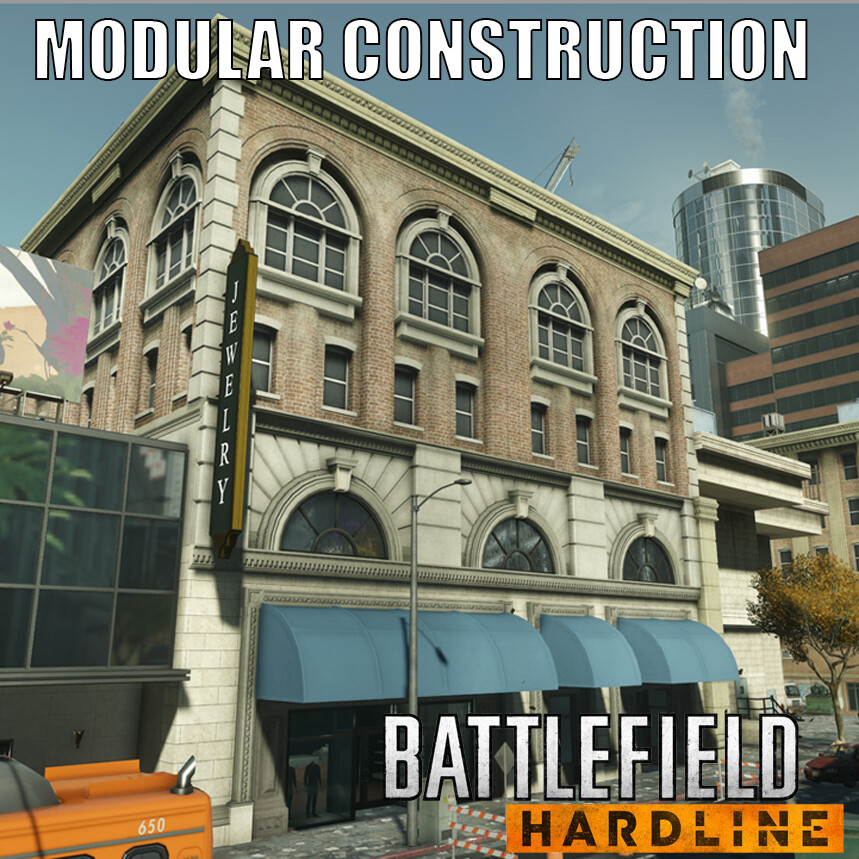 ArtStation - Battlefield Hardline Modular Construction