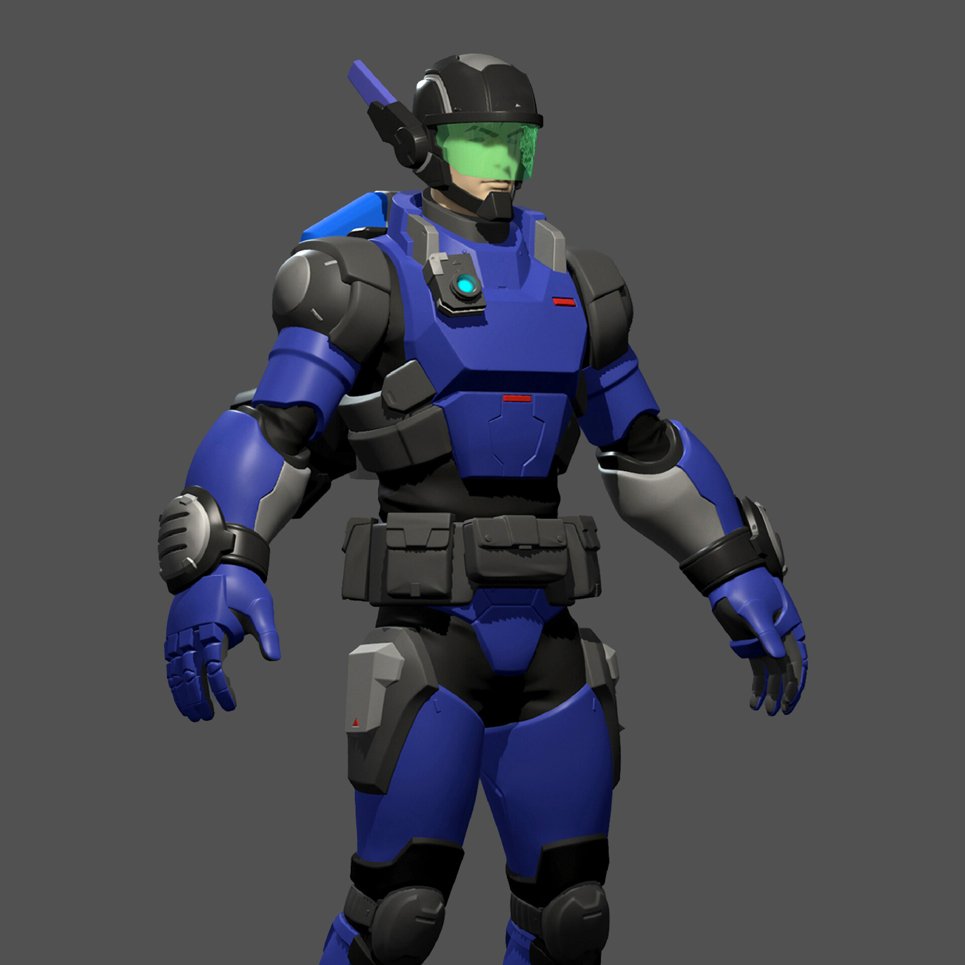 Concept Art House - Sci-Fi Riot Police