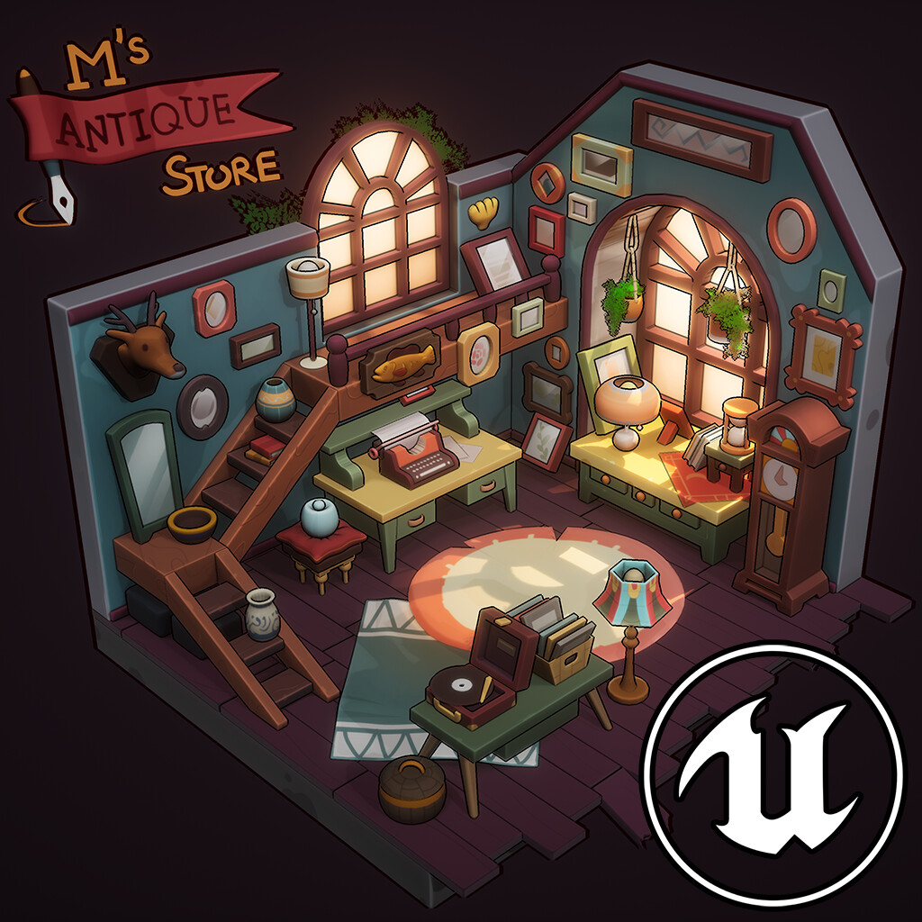ArtStation - M's Antique Store (UE5)