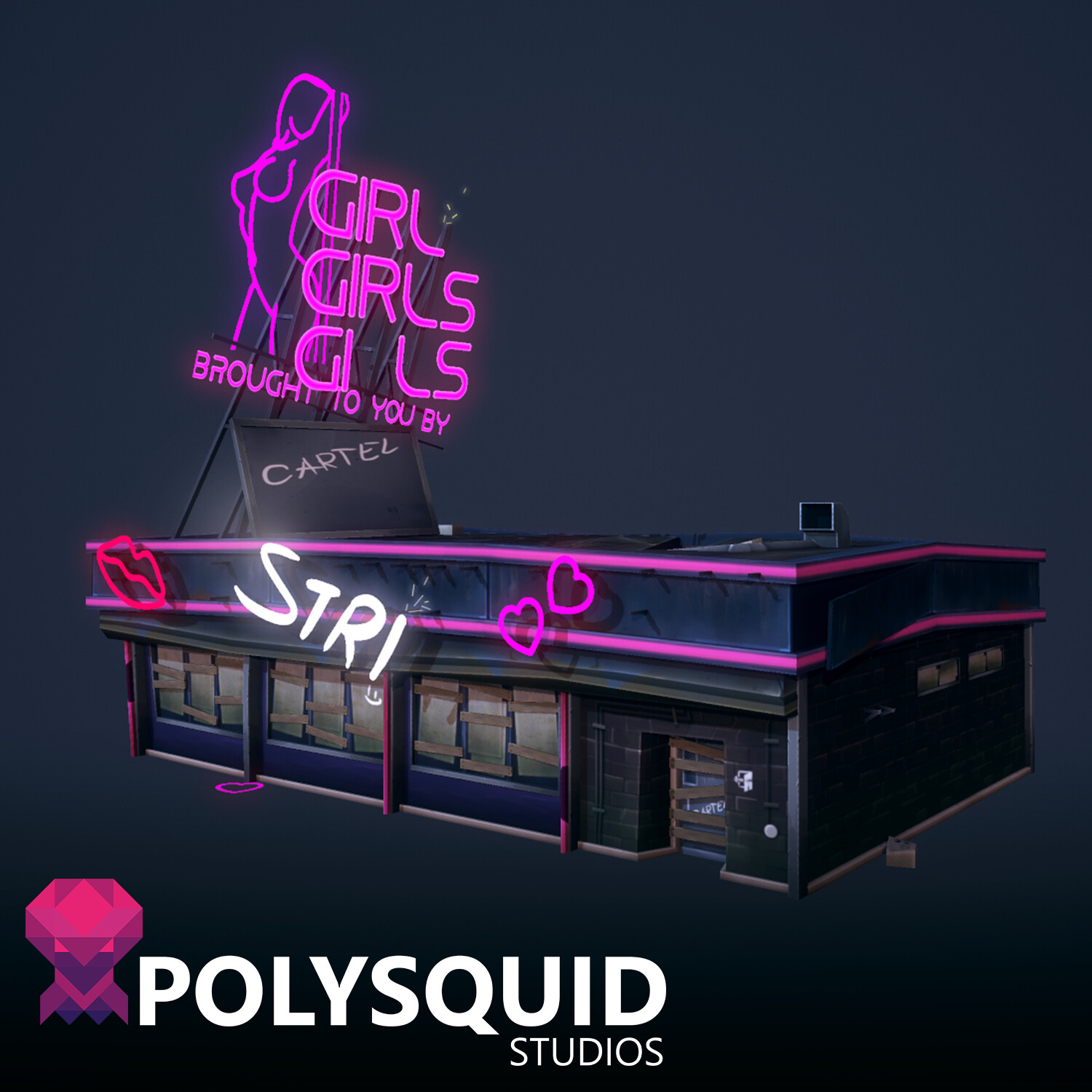 ArtStation - Strip Club: Cartel